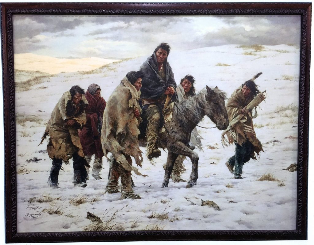 Chief Joseph Rides to Surrender by Howard Terpning - Framewoods Gallery
