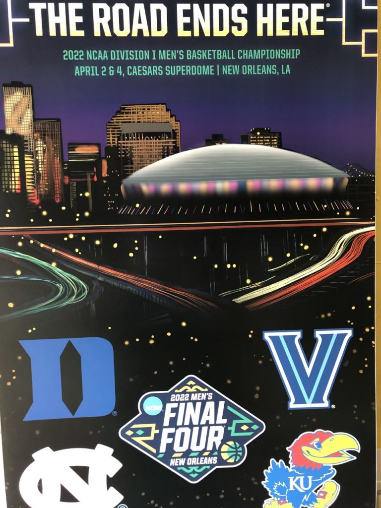 Final Four 2022 NCAA Men's Basketball Poster - Framewoods Gallery